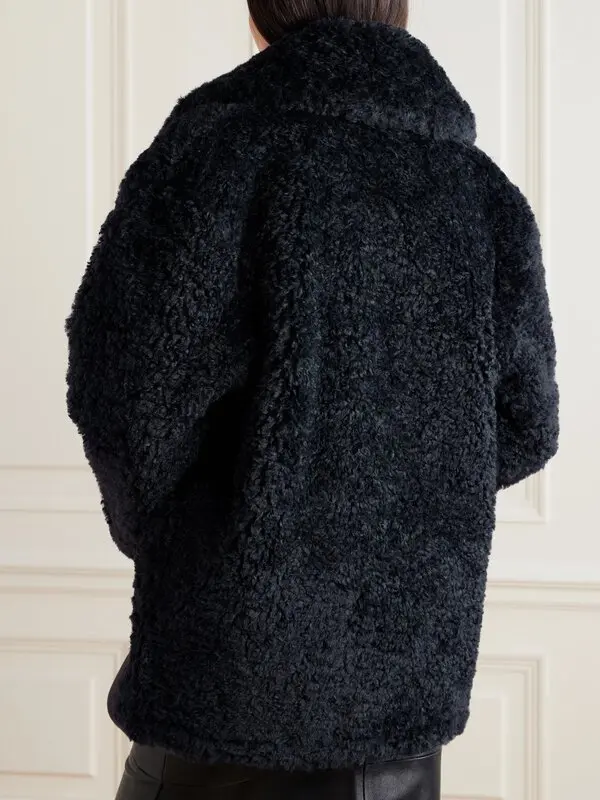 Stella McCartney Faux Shearling Oversized Jacket