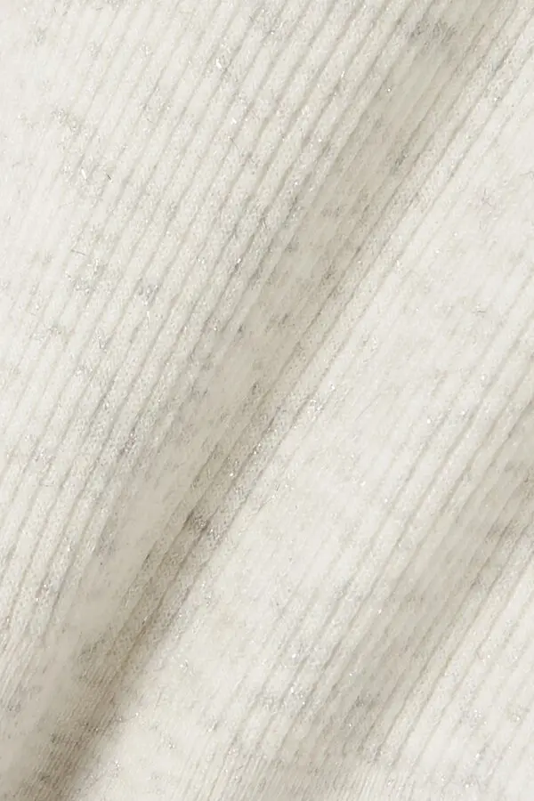 Brunello Cucinelli Cropped Ribbed Jersey Vest