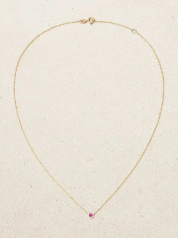 DIANE KORDAS Evil Eye Diamond Necklace