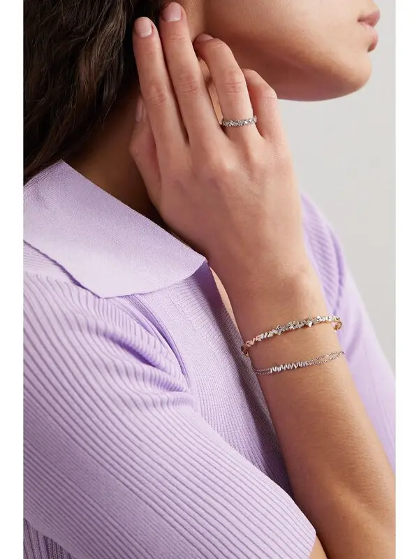 SUZANNE KALAN 18-karat Diamond Bracelet