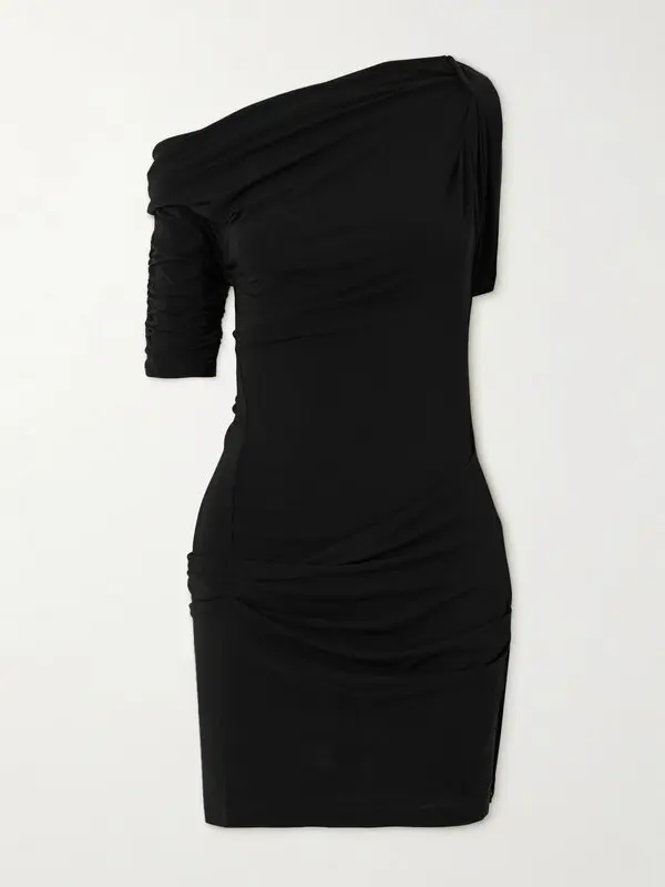 Jacquemus La Mini Robe Draped Stretch-jersey Mini Dress