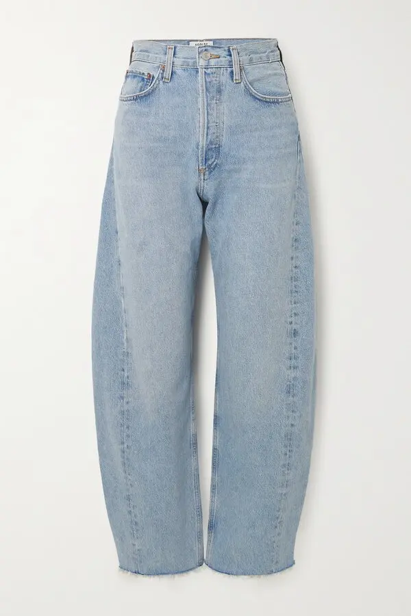 AGOLDE Luna High-rise Tapered Jeans - Blue