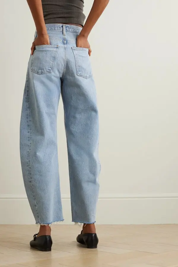 AGOLDE Luna High-rise Tapered Jeans - Blue
