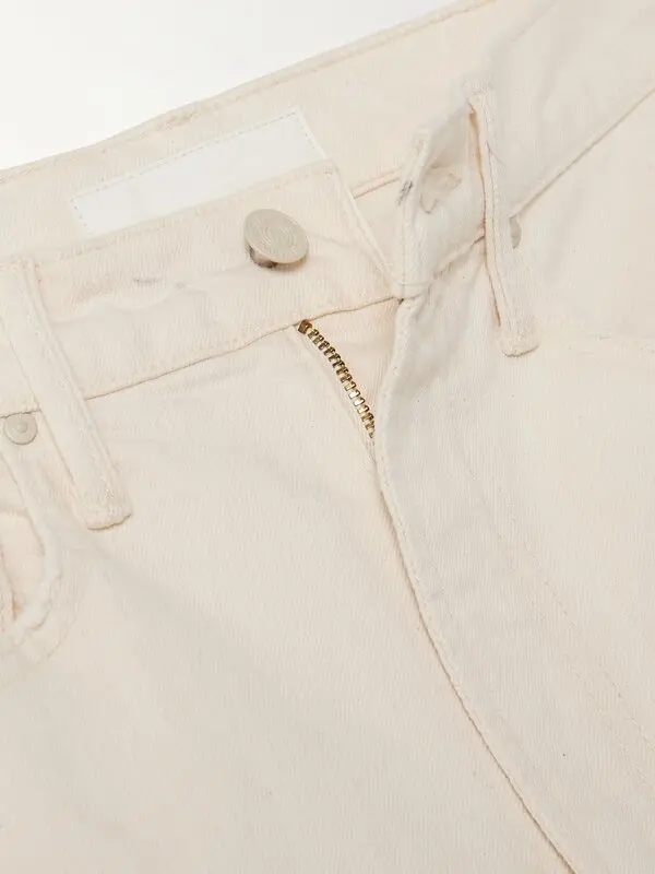 MOTHER The Half Pipe Ankle High-rise Tapered Jeans