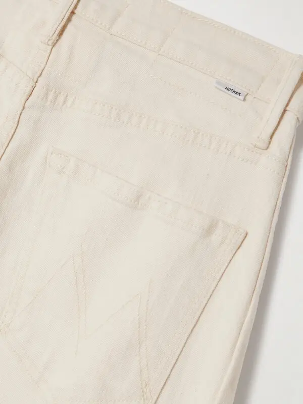 MOTHER The Half Pipe Ankle High-rise Tapered Jeans