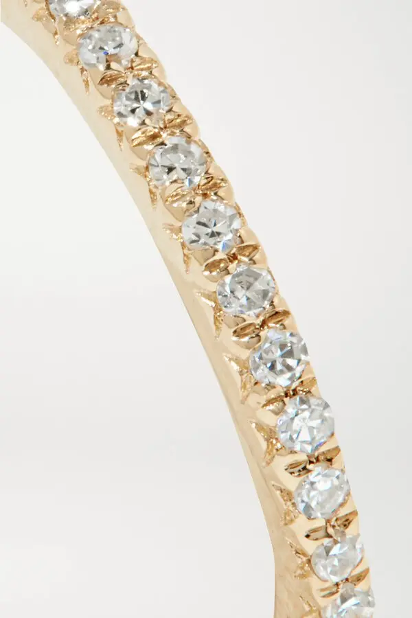 STONE AND STRAND Diamond Ear Cuff