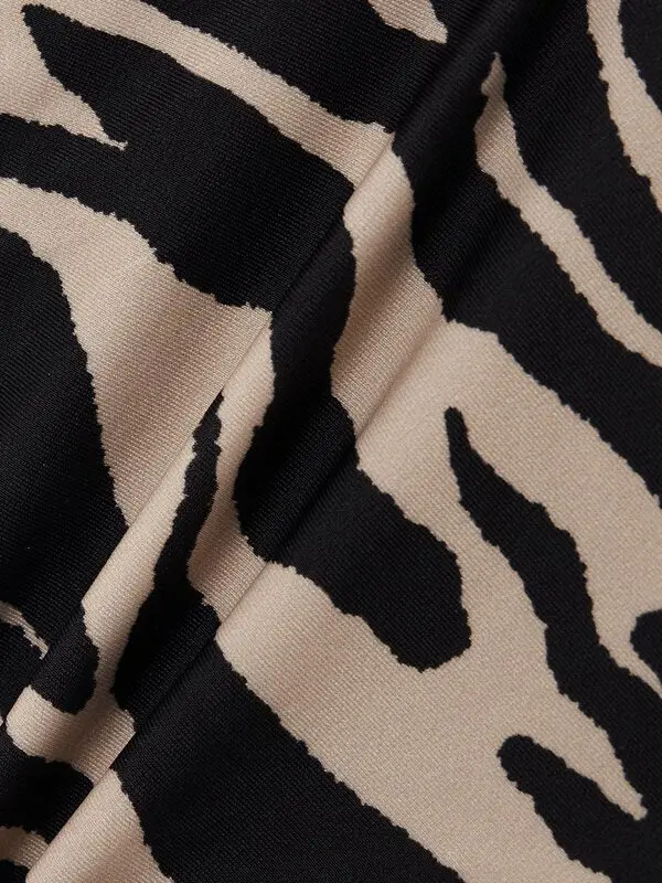Attico Zebra-print Bikini