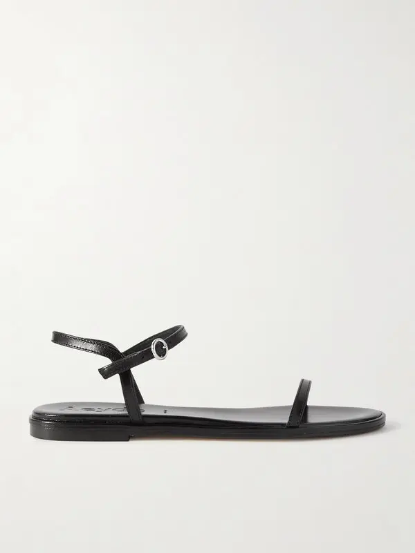 AeydĒ Nettie Leather Sandals - Black