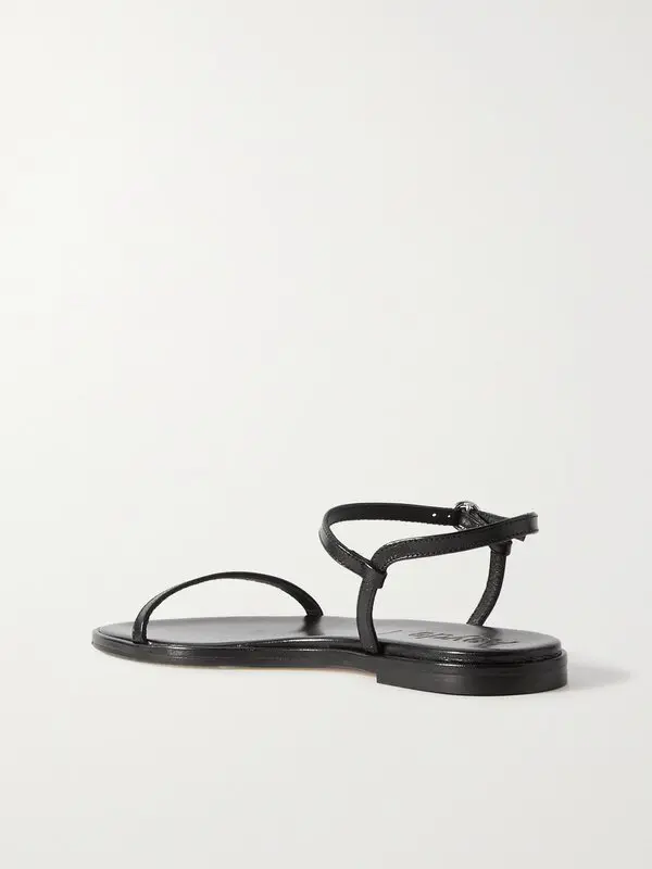 AeydĒ Nettie Leather Sandals - Black