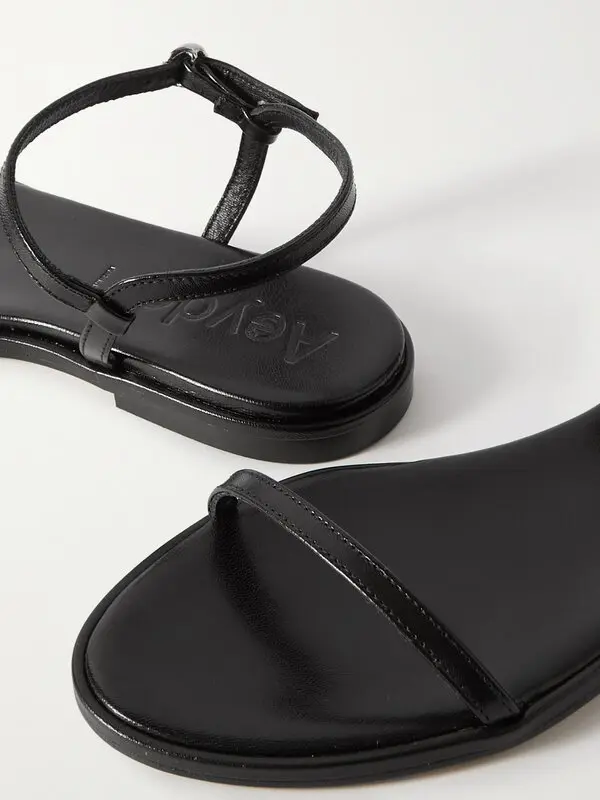 AeydĒ Nettie Leather Sandals - Black