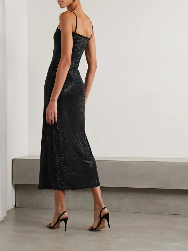 Alexander Wang Crystal-embellished Midi Dress