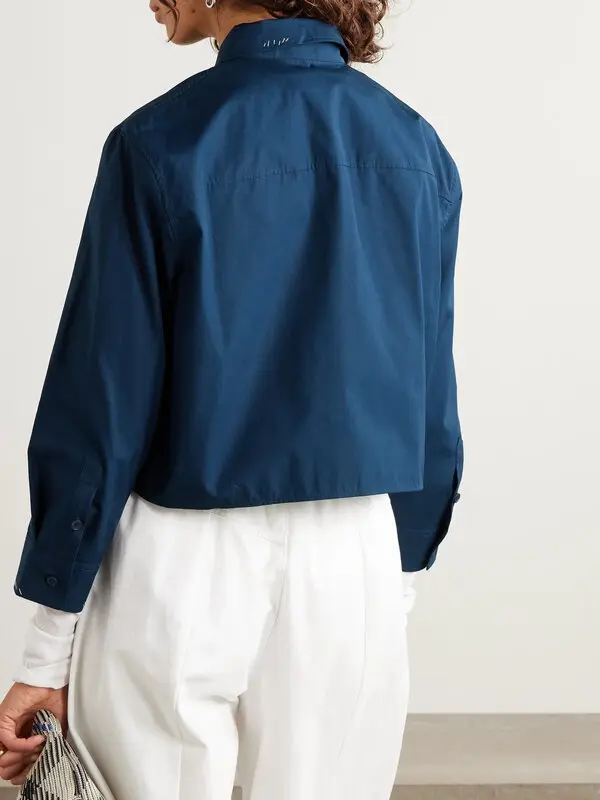 Marni Cropped Embroidered Shirt