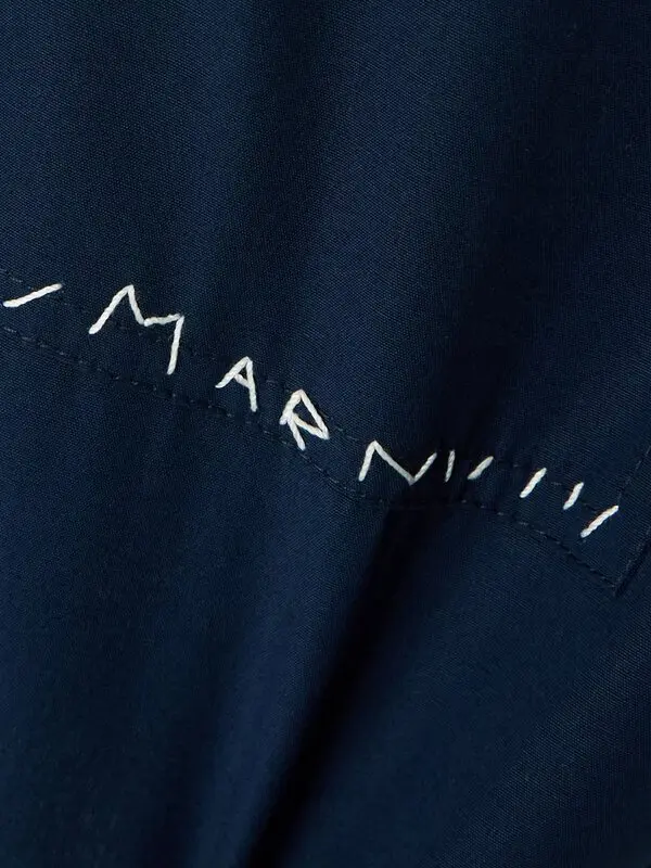 Marni Cropped Embroidered Shirt
