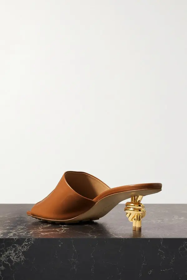 Bottega Veneta Knot Leather Mules