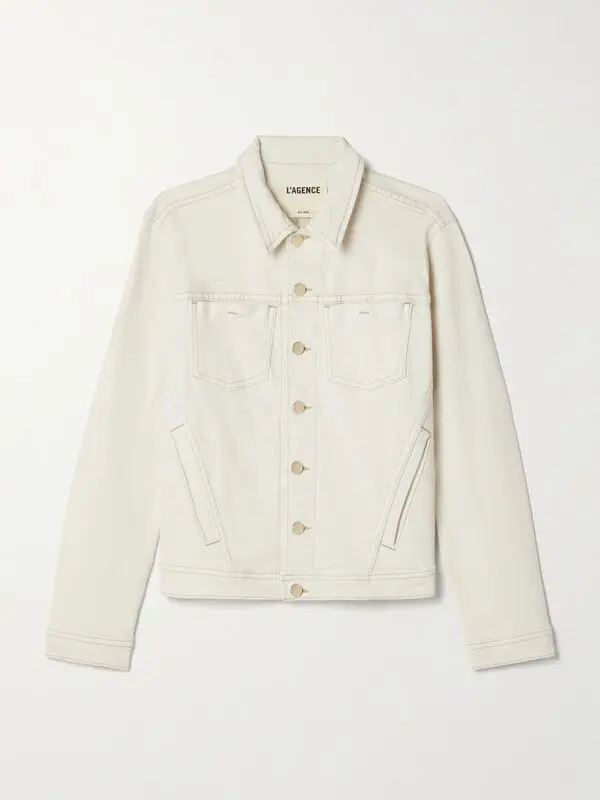L'Agence Shuri Stretch-denim Jacket