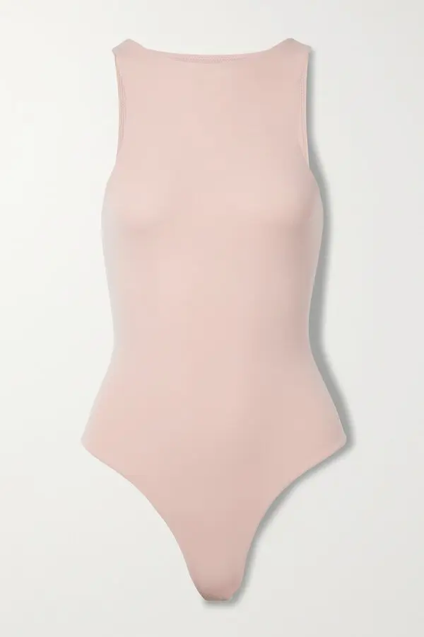 SKIMS Fits Everybody High Neck Bodysuit - Neutrals