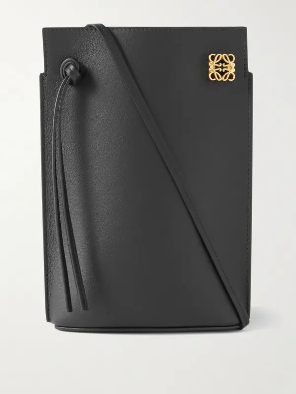 Loewe Dice Pocket Leather Shoulder Bag