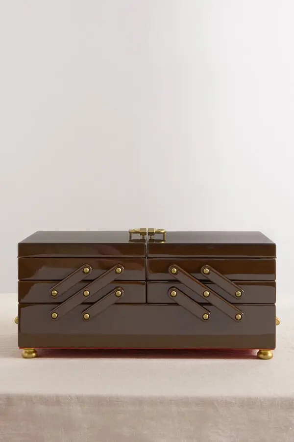 MARLA AARON The Everything Resin Jewelry Box - Brown
