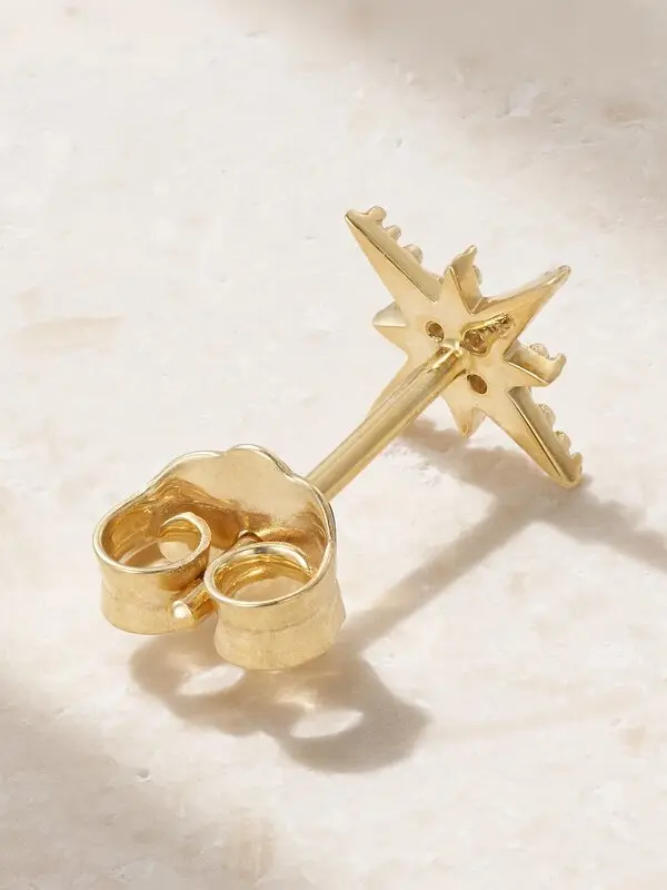 SYDNEY EVAN Mini Starburst Diamond Earring