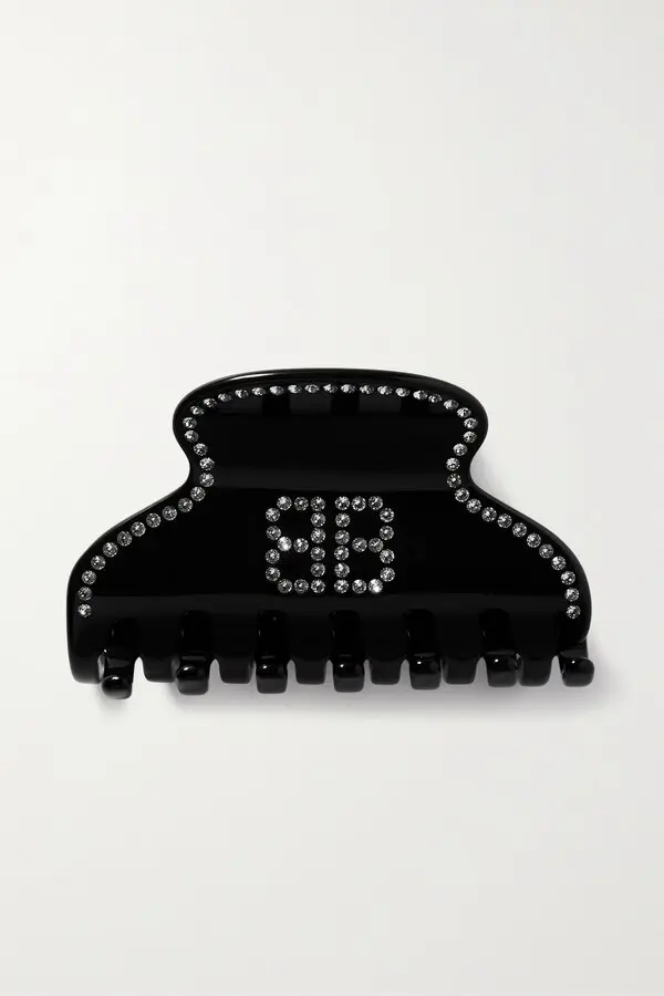 Balenciaga Holli Hair Clip - Black