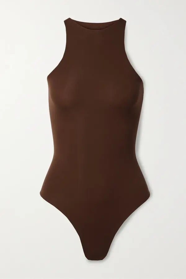 SKIMS Fits Everybody High Neck Bodysuit - Neutrals