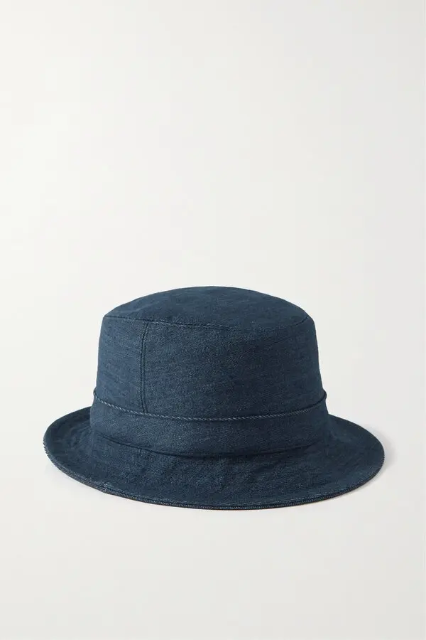 Gabriela Hearst Denim Bucket Hat - Blue