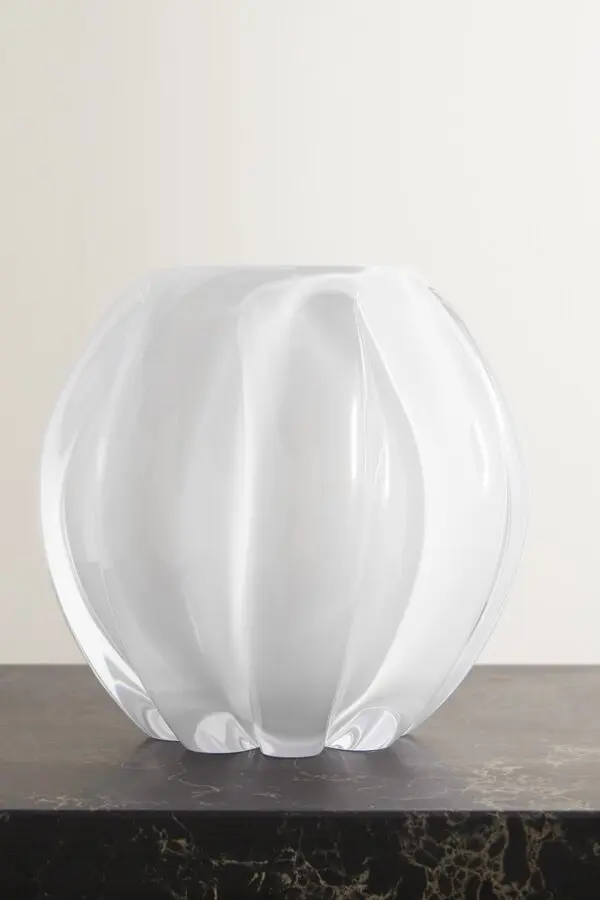YALI GLASS Fiori Bolla Glass Vase - White
