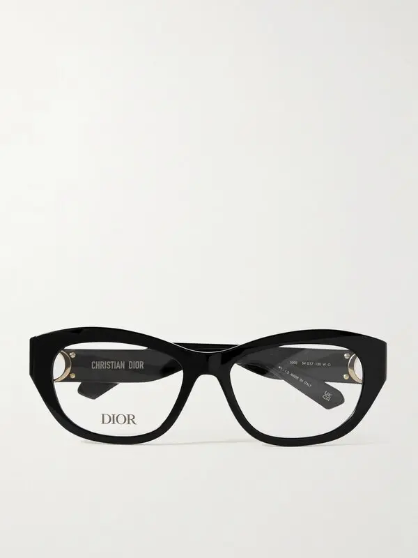 Dior 30montaigne0 B1i Oval-frame Optical Glasses - Black