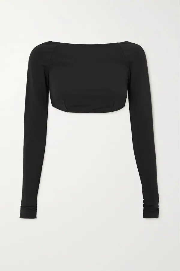 Emilio Pucci Open-back Cropped Top