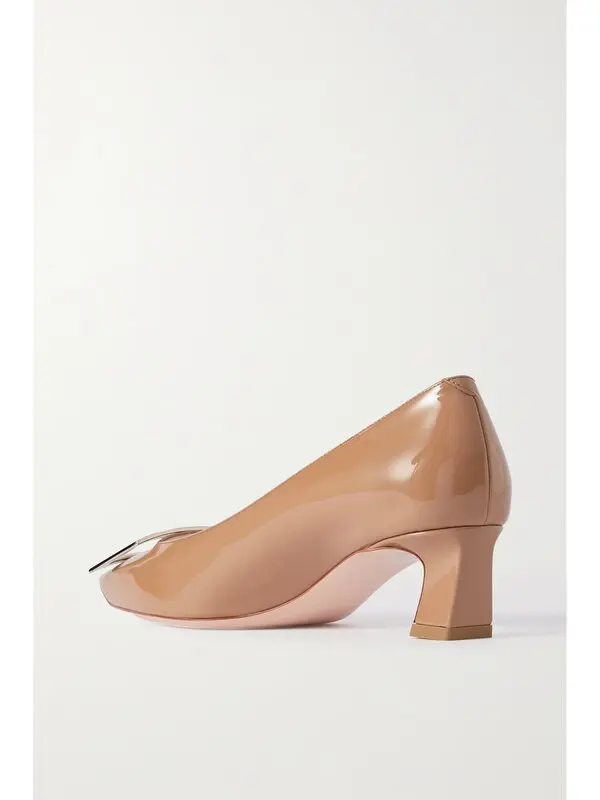 ROGER VIVIER Trompette 45 Patent-leather Pumps