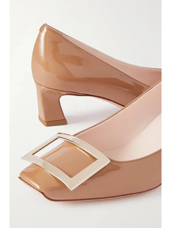 ROGER VIVIER Trompette 45 Patent-leather Pumps
