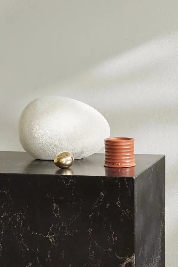 FOURTH STREET Egg Limestone Ornament