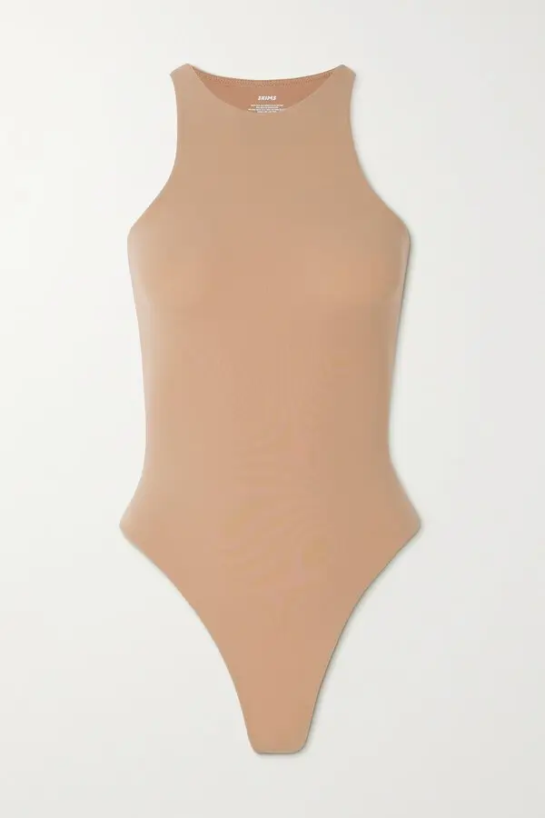 SKIMS Fits Everybody High Neck Bodysuit - Neutrals
