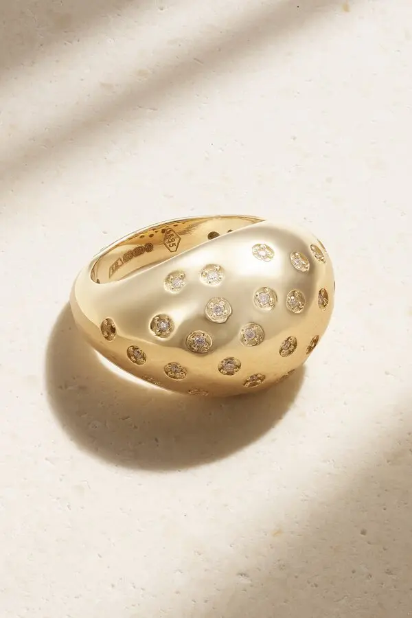 Lauren Rubinski 14-karat Diamond Ring - Gold