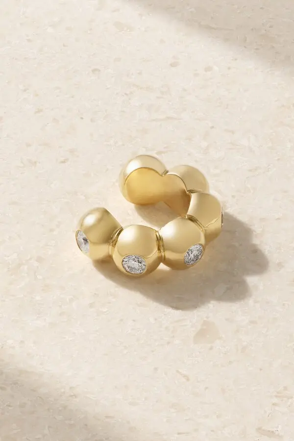 Melissa Kaye Audrey 18-karat Diamond Ear Cuff - Gold