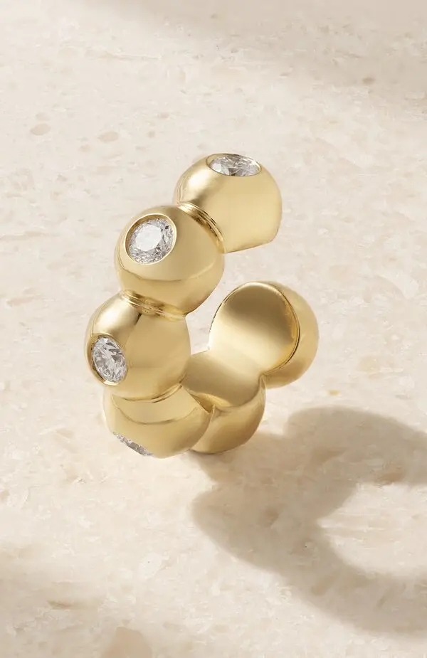 Melissa Kaye Audrey 18-karat Diamond Ear Cuff