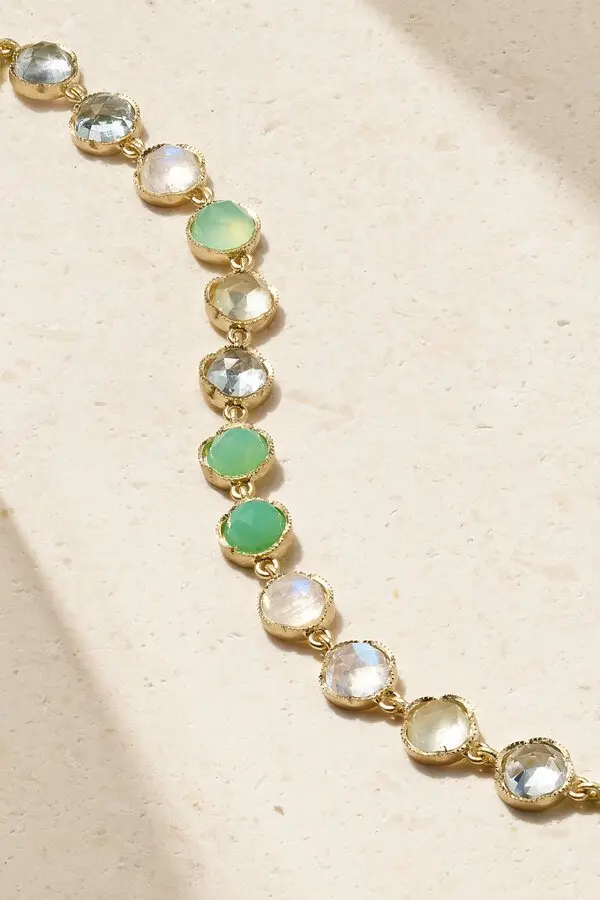 Irene Neuwirth 18-karat Gold Multi-stone Bracelet