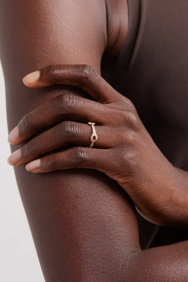 Melissa Kaye Lola Needle Small 18-karat Diamond Ring