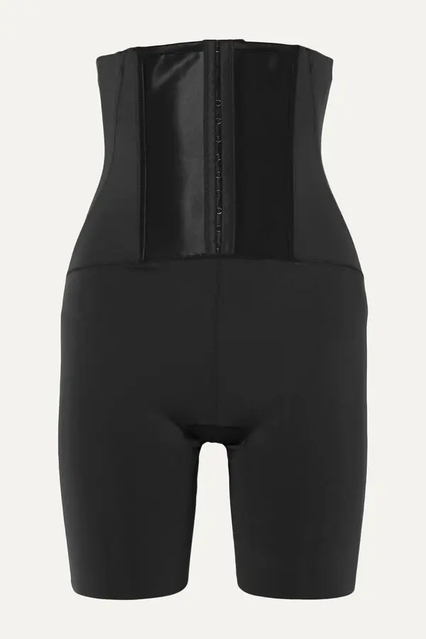 Spanx Under Sculpture High-rise Control Shorts - Black