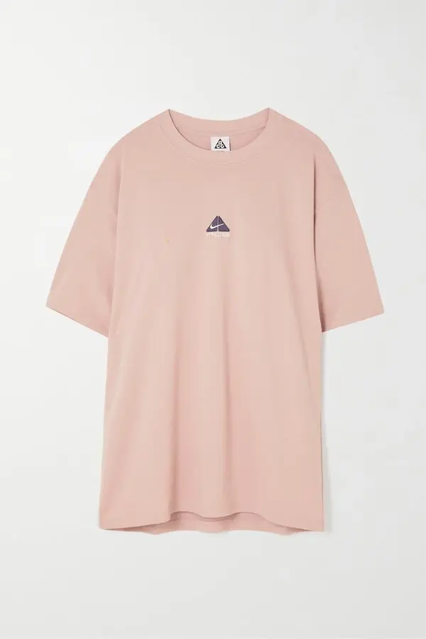 Nike Embroidered Cotton-jersey T-shirt