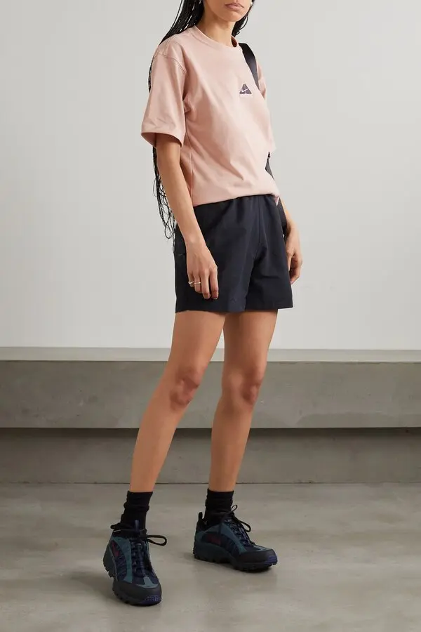 Nike Embroidered Cotton-jersey T-shirt