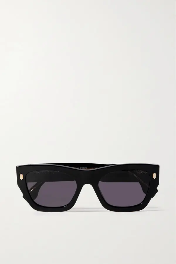 Fendi Roma D-frame Sunglasses - Black