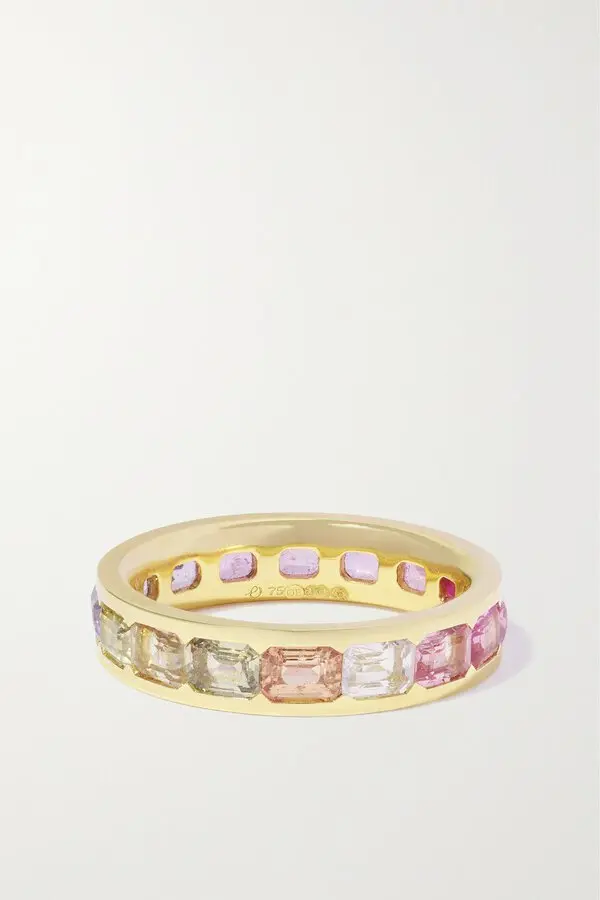 OCTAVIA ELIZABETH Alice 18-karat Recycled- Sapphire Ring - Gold