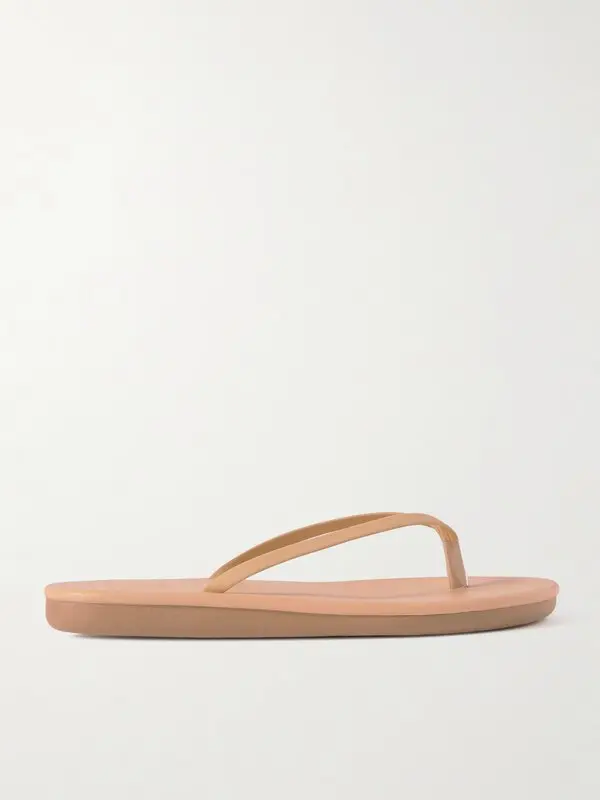 ANCIENT GREEK SANDALS Saionara Leather Flip Flops - Brown