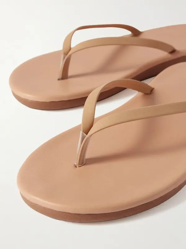 ANCIENT GREEK SANDALS Saionara Leather Flip Flops - Brown