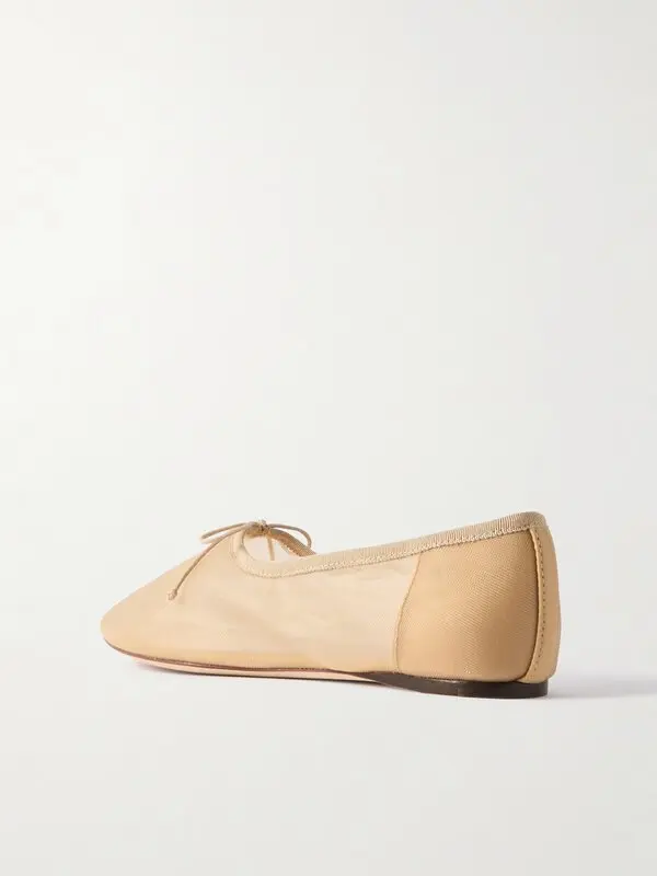 LOEFFLER RANDALL Landon Bow-embellished Ballet Flats