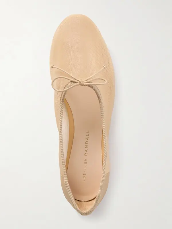 LOEFFLER RANDALL Landon Bow-embellished Ballet Flats