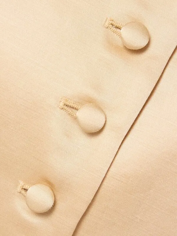 Adam Lippes Duchesse-satin Vest