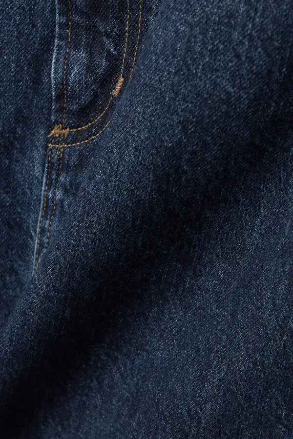 GOLDSIGN Denim Midi Skirt
