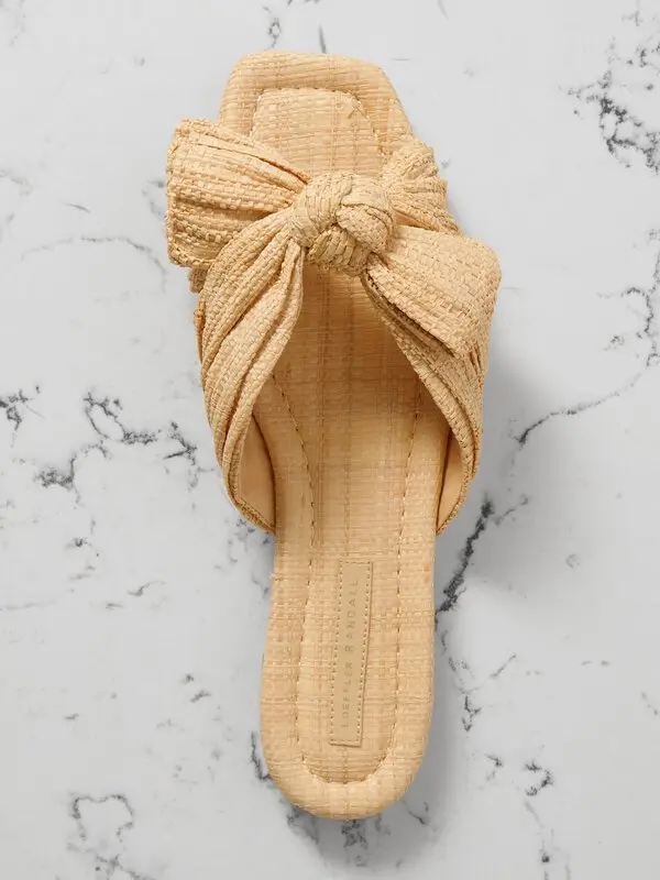 LOEFFLER RANDALL Daphne Raffia Slides